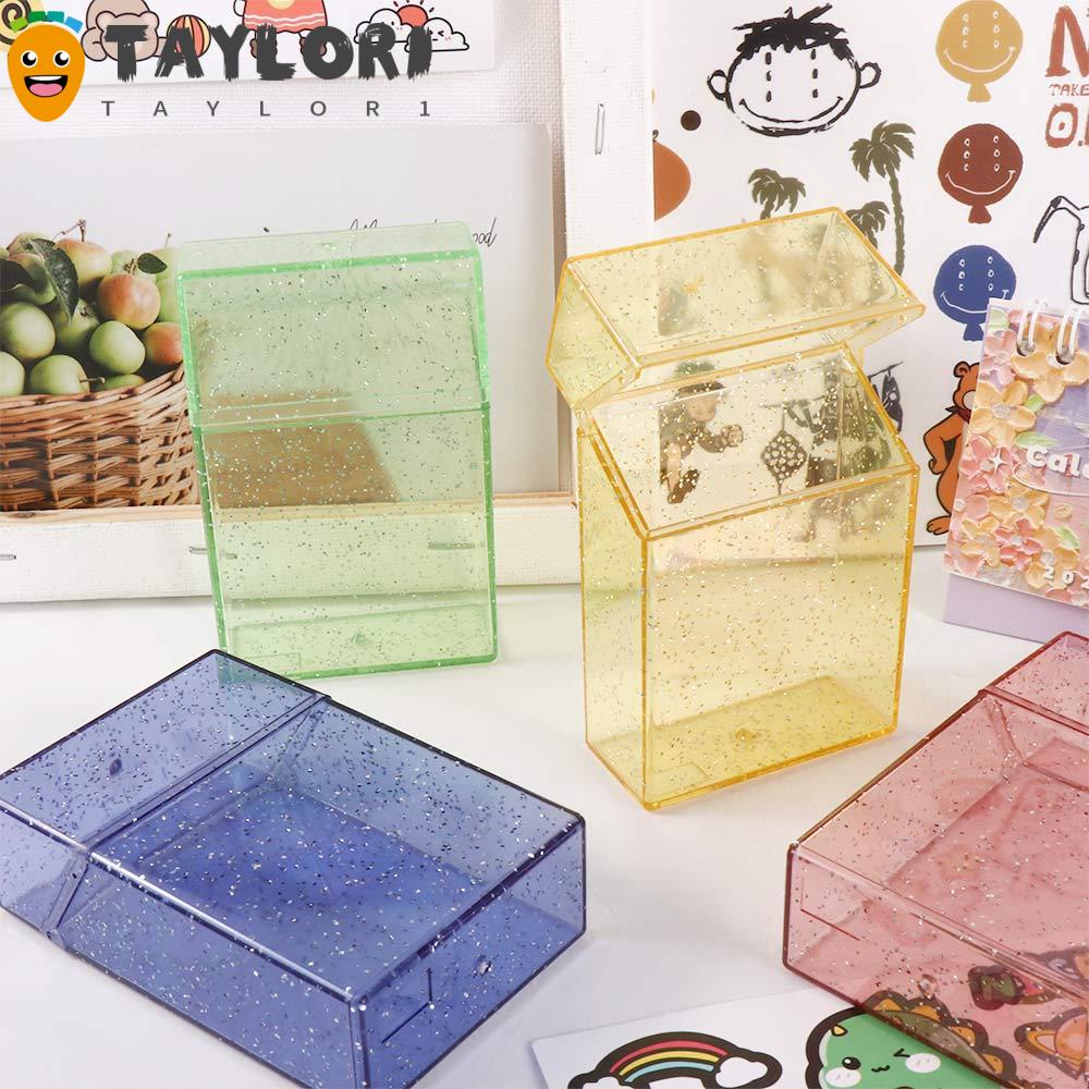 TAYLOR1 Photo Storage Box Plastics Collection Supplies Card Holder for ...