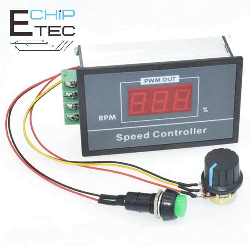 1PCS DC 6-60V 30A Digital LED display 0-100% DC 12V 24V 48V motor speed controller PWM with ...
