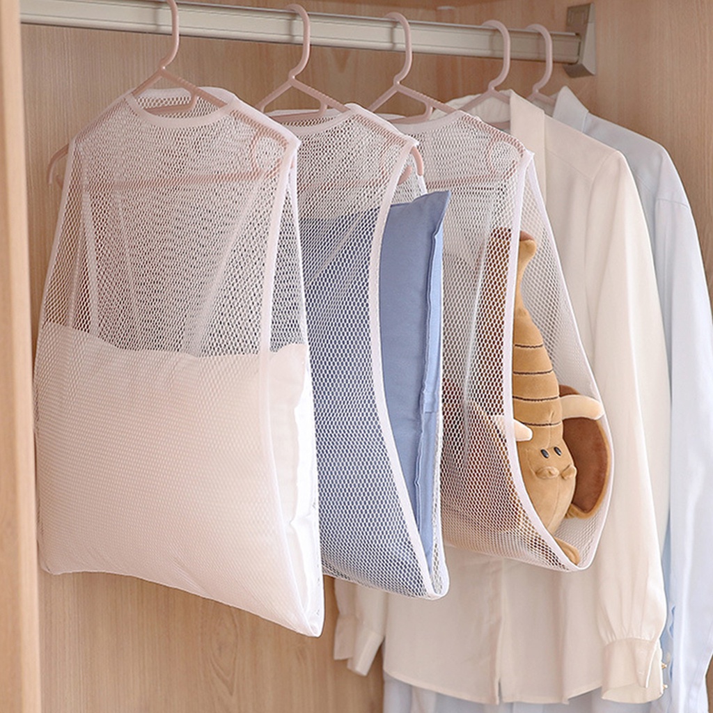 Pillow Drying Racks Hanging Net Multi-function Clothes Rack Underwear ...