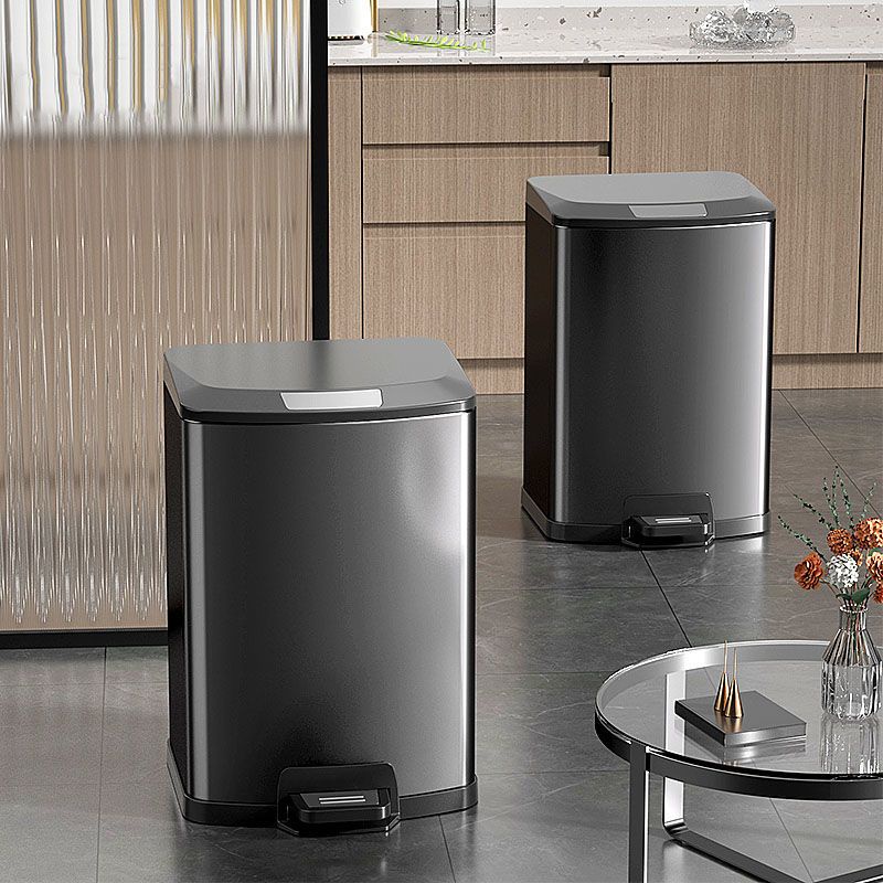 High Quality Stainless Steel Rubbish BinTrash Box Pedal Trash Can Trash ...