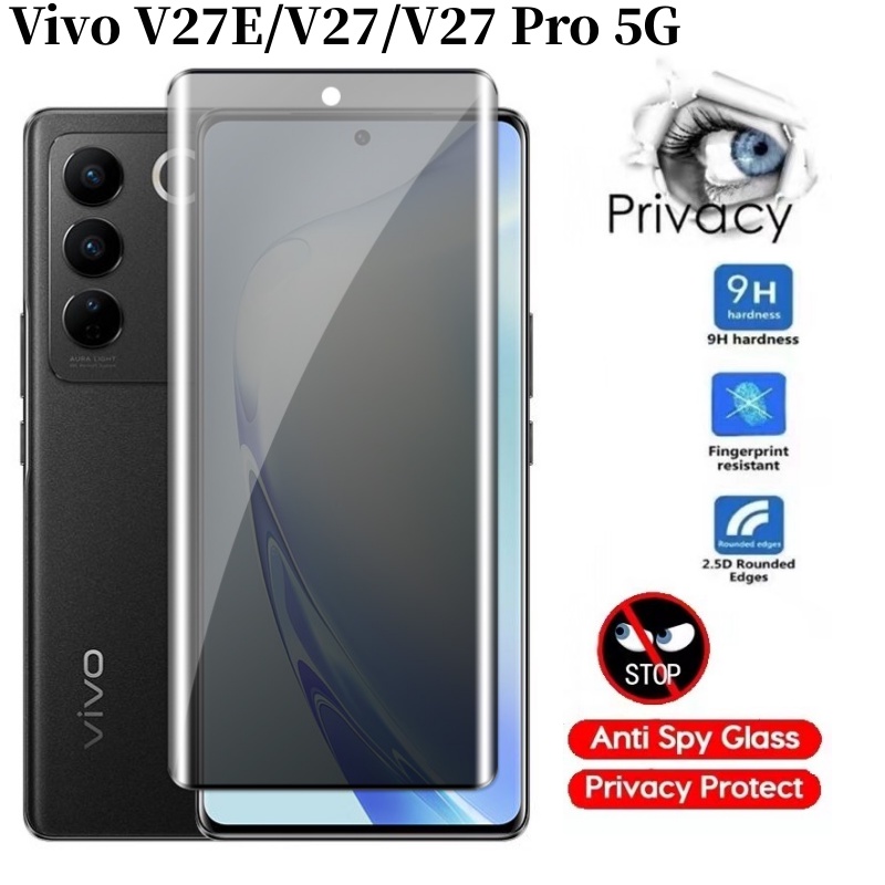 Vivo V27 5G 3D Curved Glass Front Film For Vivo V27E V27 V25 Pro V25Pro ...