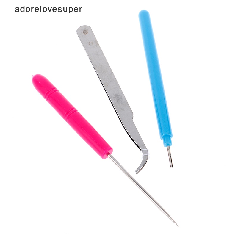 AD1PH 3xPaper DIY Set Quilling Paper Tools Tweezer Pins Slotted Pen ...