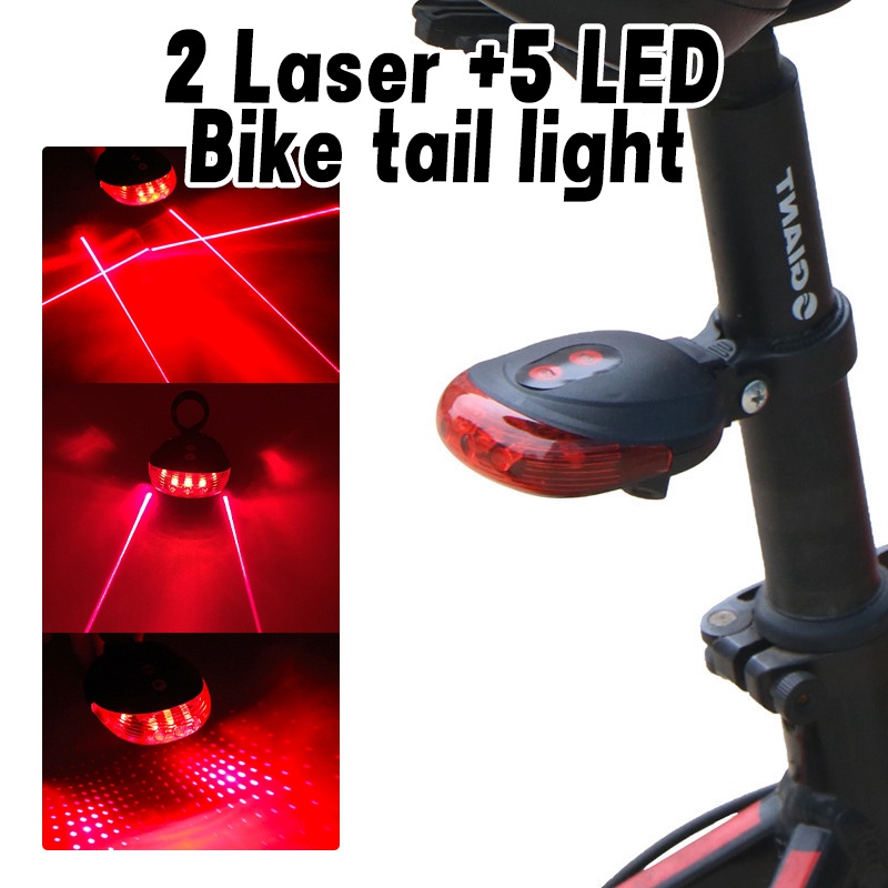 LONGGO Laser Back Light for Bike Tail Light Cycling MTB Blinker ...