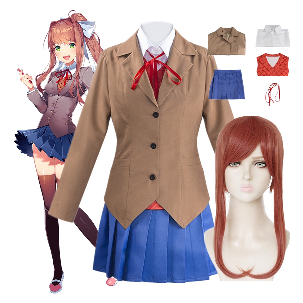 Sayori/Natsuki/Yuri/Monika Cosplay GAME Doki Doki Literature Club ...
