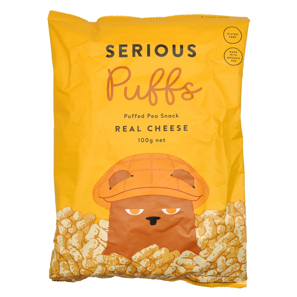[DXD] Serious Organic Puffs Snack - Real Cheese (100g) | Shopee Philippines