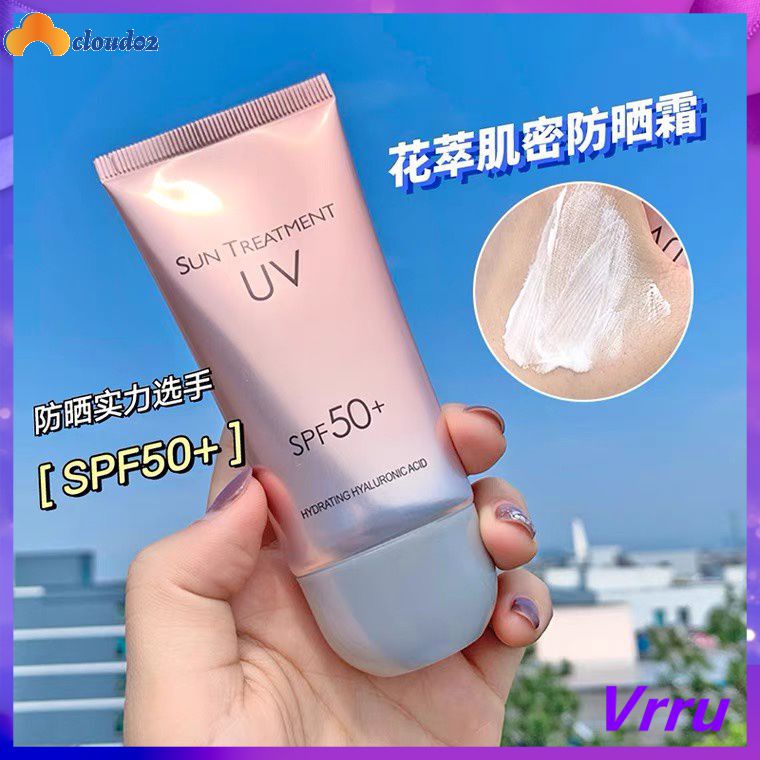 Sunscreen Spf50+ Sunscreen Moisturizing Uv For All Skin Size 60 Ml. Sun ...