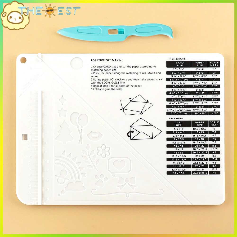THEBEST Plastic Scoring Board with Measuring Grid Multi-Purpose Scoring ...