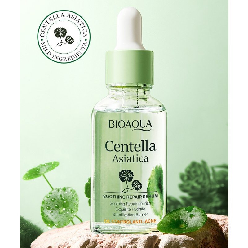 BIOAOUA Centella Asiatica Soothing Facial Serum with Moisturizing ...