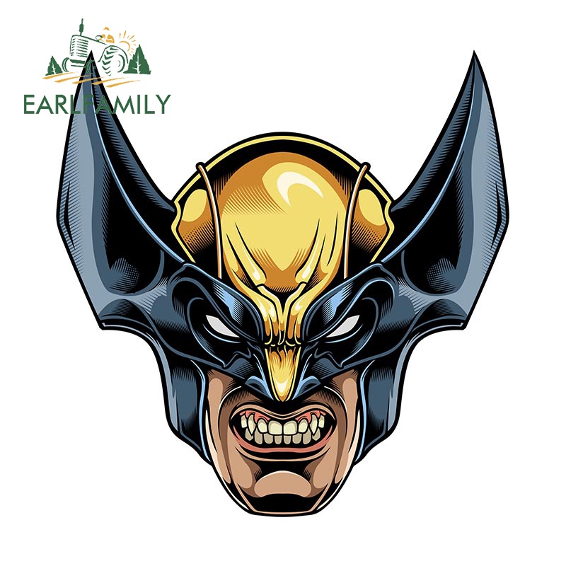 EARLFAMILY 13cm x 12.6cm Wolverine Car Sticker Motorcycle Trunk ...