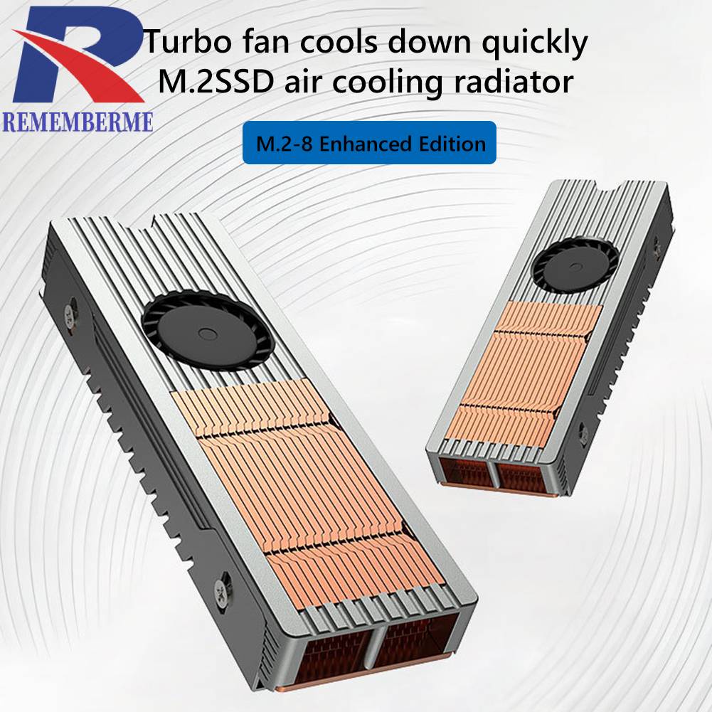 TEUCER PCIE NVMe NGFF M.2 2280 SSD Cooler Heatsink 3P Heat Dissipation ...