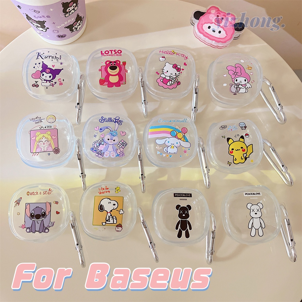 Casing for Baseus WM01 WM02 Cute Cartoon Lotso Bear Sailor Moon Snoopy ...