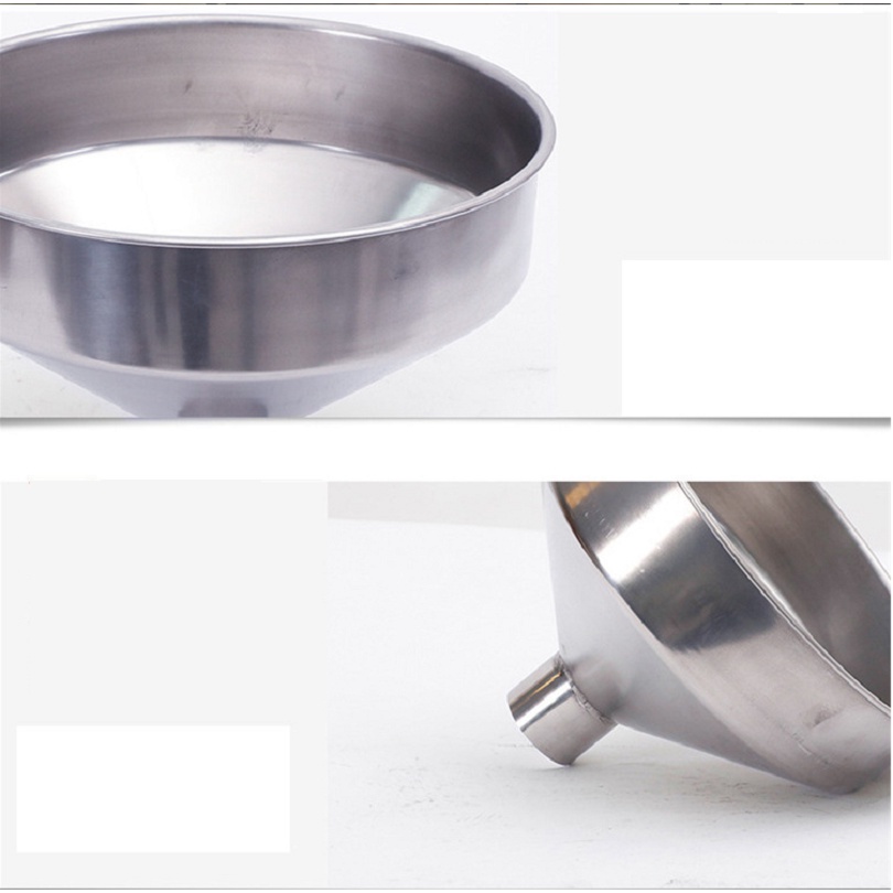 1Pc Stainless Steel Funnel Large Kitchen Funnel Liquid Cooking Oil ...