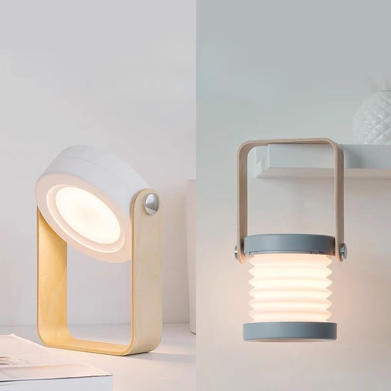 Creative Foldable Lantern Rechargeable Night Lamp Portable Light ...