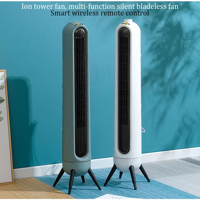 New remote control ion tower fan, multifunctional silent remote control ...