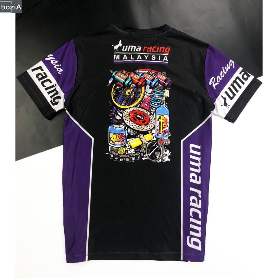 2024 New Men's Uma Race Car T-shirt 3D Printed Casual Fashion Short ...