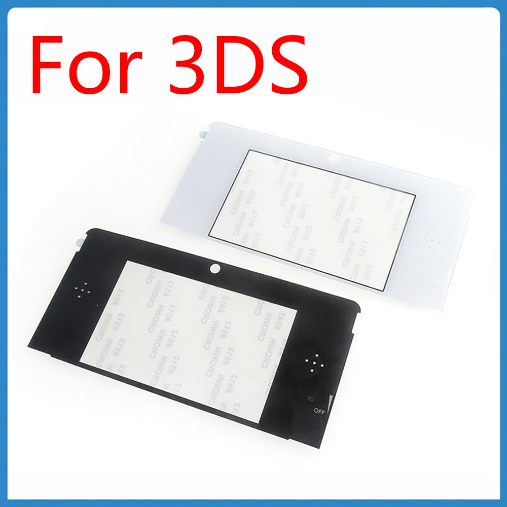 1Pcs For 3DS Top Glass Material LCD Screen Display Cover For Nintendo ...