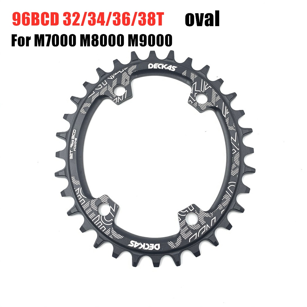 Deckas 96bcd Chain MTB Mountain Bike Ring 32T 34T 36T 38T Crown Tooth Plate Parts For M7000 ...