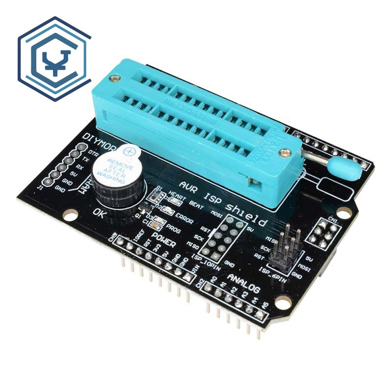 Avr Isp Programmable Expansion Shield Board Module For Arduino Uno R3 Mega2560 Atmega328p Nano 9826