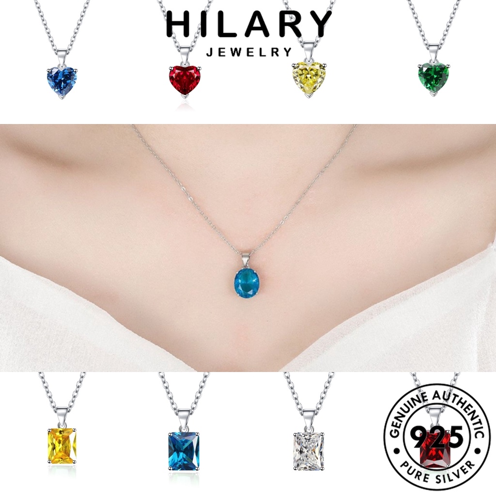 HILARY JEWELRY Choker Italy Woman Pindant Ruby Sterling Emerald Fashion ...