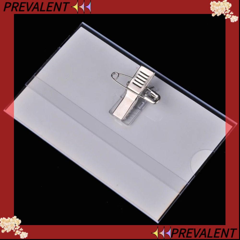 PREVA 10pcs Safety Pin Clip, Badge ID Card Holder, Useful Credentials ...