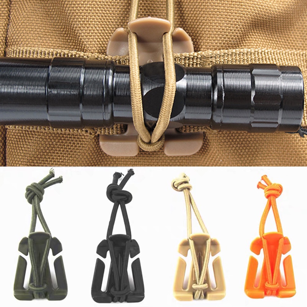 LUC 5 Pack Molle Backpack Buckle Carabiner Clips Anti Lost Carabiner ...