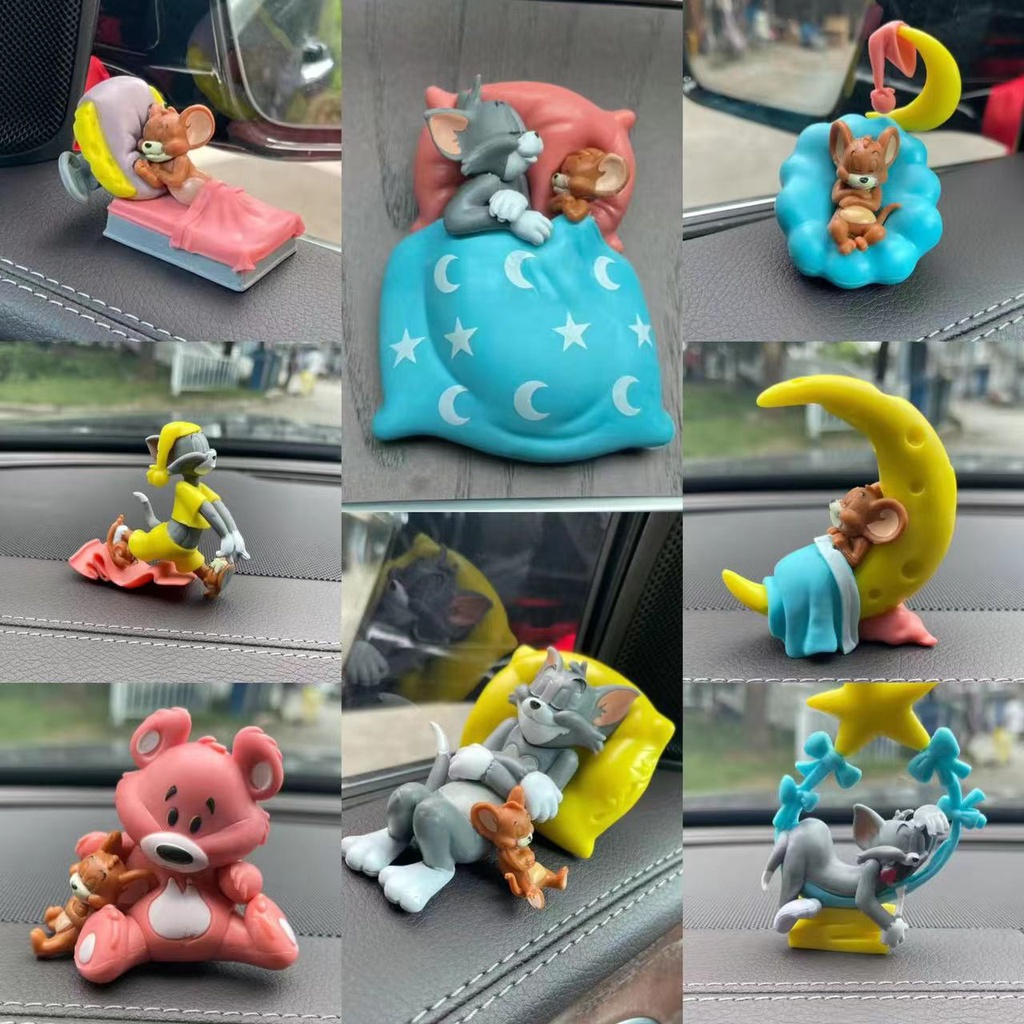 Tom and Jerry Car Decoration Sweet Dream Sleeping Tom Cat Decoration ...