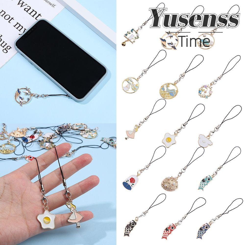 Charm Phone Case Pendant Key Strap Lanyard Hang Rope Cute Gift Flower ...