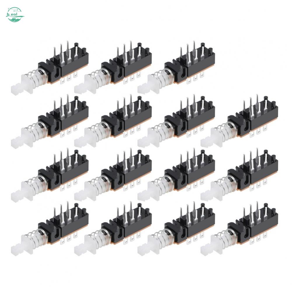 Push Button Switch 6 Pin Black DPDT Plastic/Metal Self-Locking Brand New | Shopee Philippines