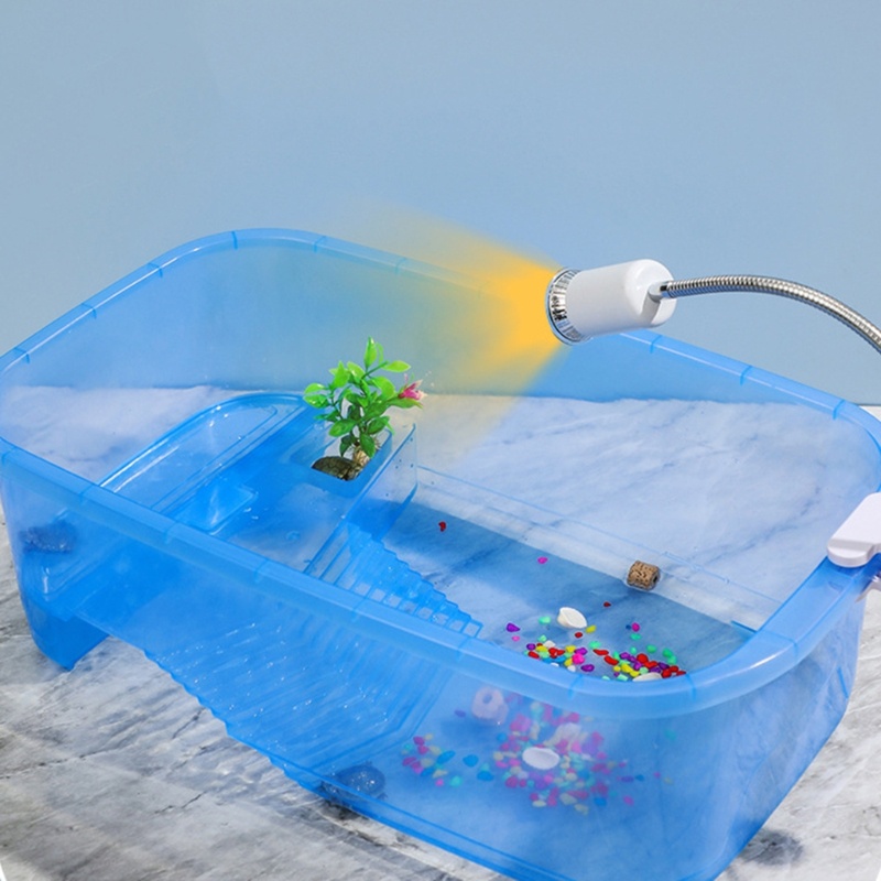 Turtle Tank Terrapins Feeding Box with Basking Platform Turtle Small ...