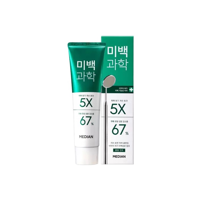 Median Whitening Science Toothpaste Plummint Flavor 100g | Shopee ...