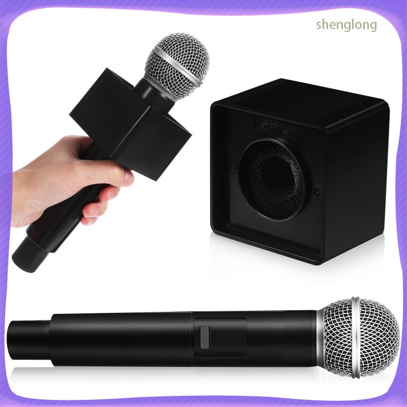 Kids Toys News Reporter Costume Cosplay Microphone Simulated Square ...