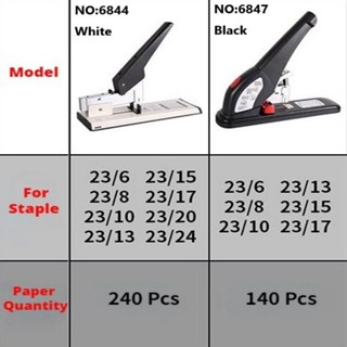 140/240 Sheets Stapler Heavy Duty Manual Paper Stapler Machine Thick ...