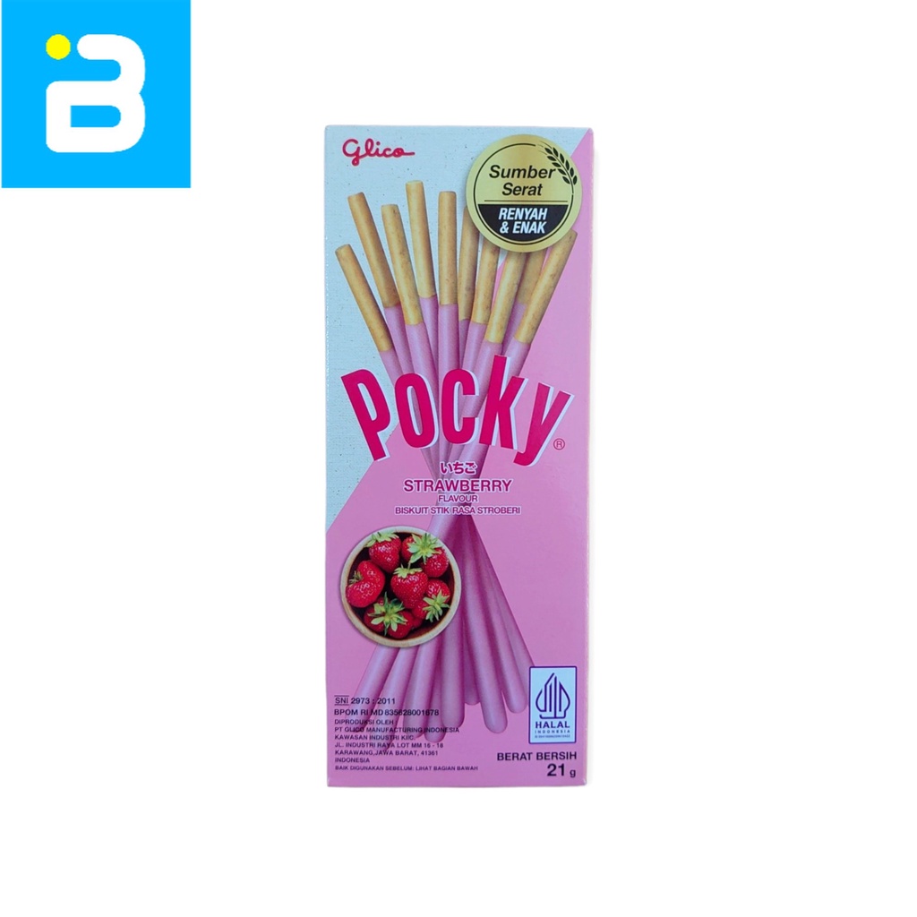 Glico Mini Pack Pocky Strawberry Flavor 21 G | Shopee Philippines