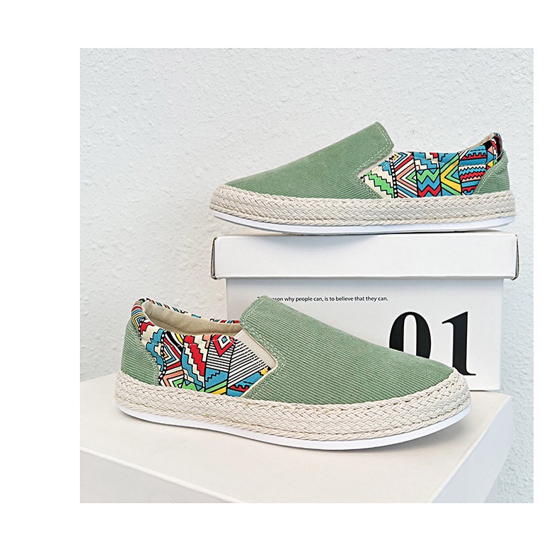 One-pedal cloth shoes men's lazy shoes new summer breathable Men's ...