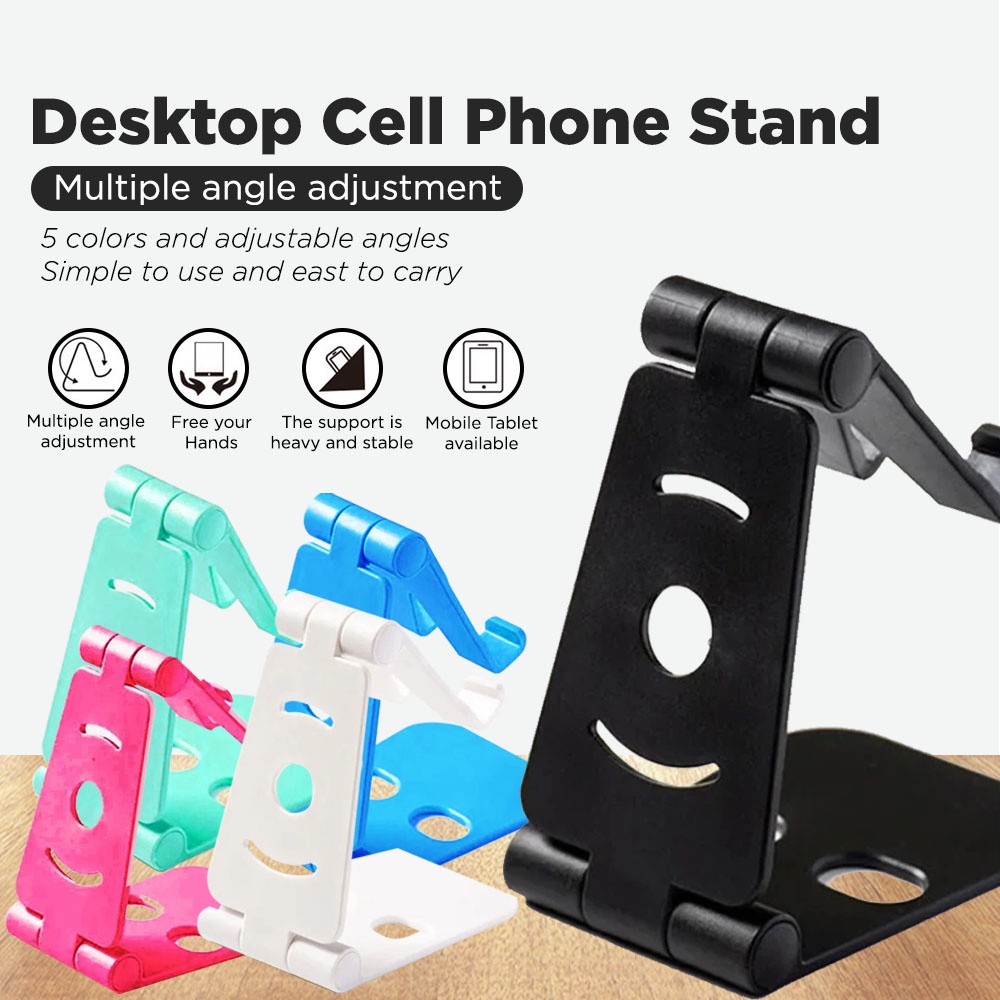 TECHIE Desktop Tablet and Phone Holder Plastic Foldable Universal ...