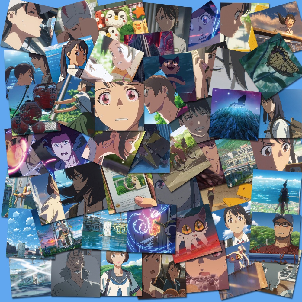 62Pcs/Set Suzume No Tojimari Stickers Kawaii Daijin Cat Iwado Munakata ...