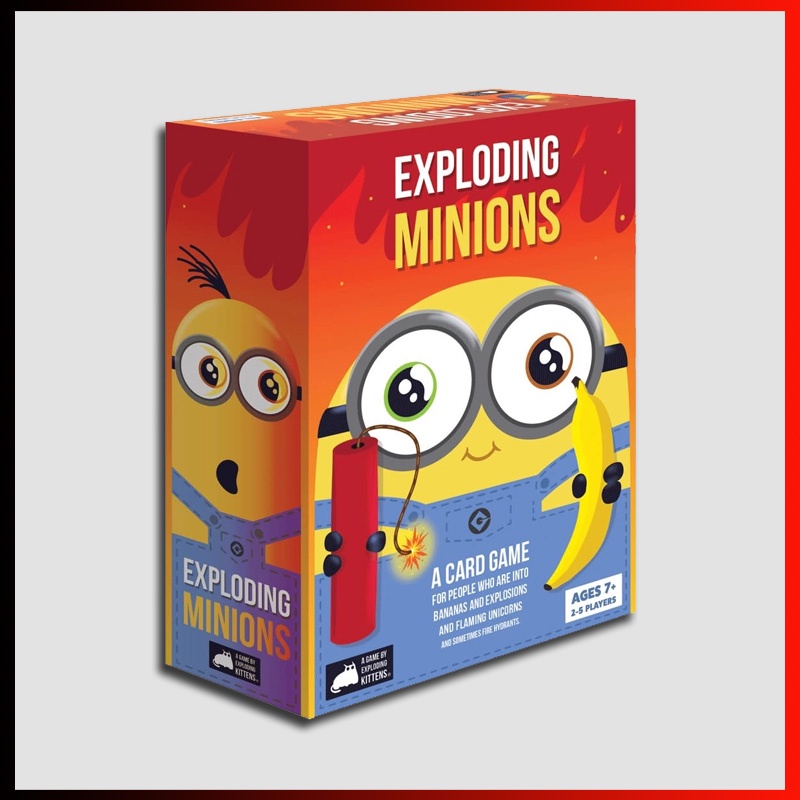 Exploding Minions Party Game Card Game 2-5 Players Exploding Kittens ...