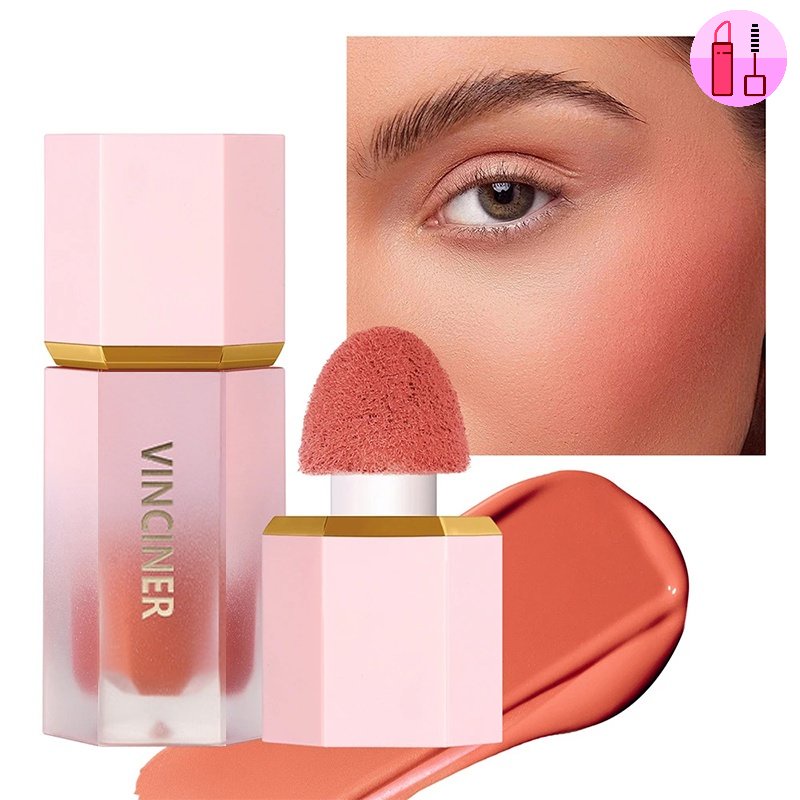 Waterproof Natural Smooth Quick Drying Powder Blusher Cosmetics/ Multi ...