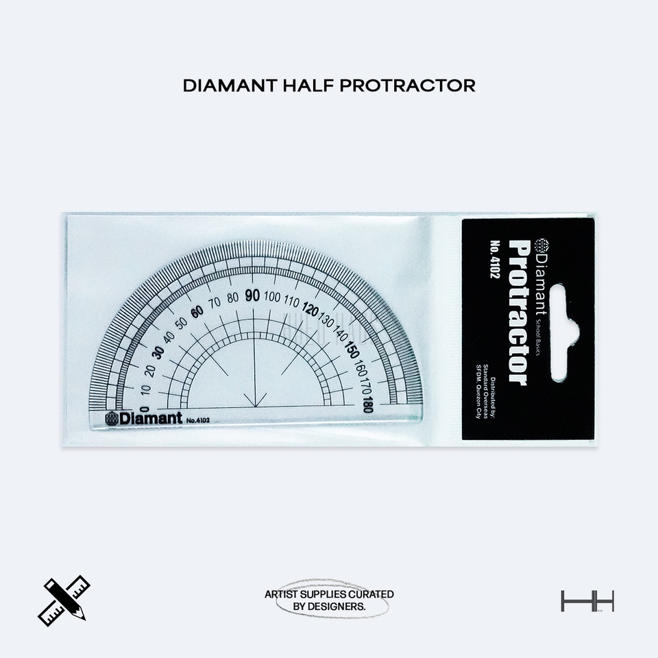 Diamant Protractor, 180 degree | Shopee Philippines