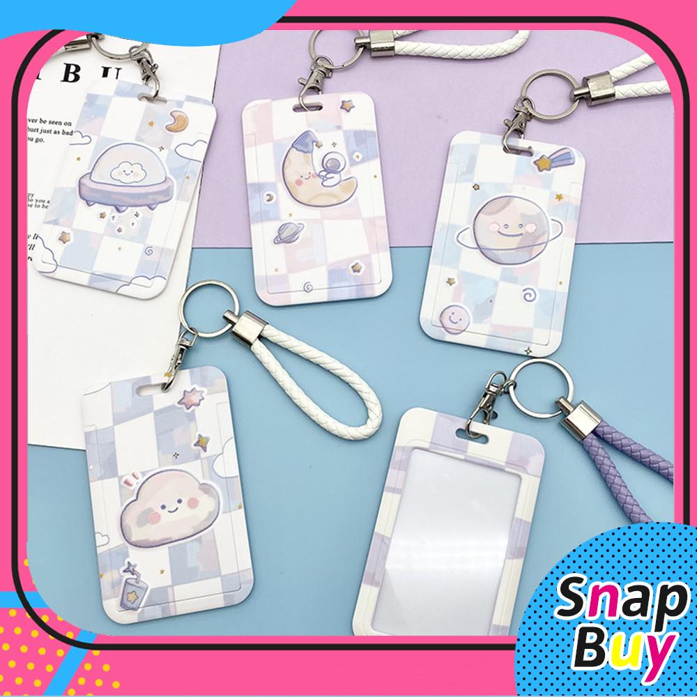 ID Holders Cute Cartoon Cloud Student Lover Gift Elastic Photo ...