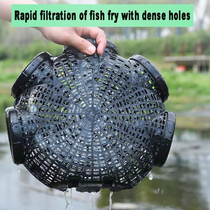 Crab Fish Shrimp Cage Fishing Bait Trap Casting Eel Net Cage Plastic ...