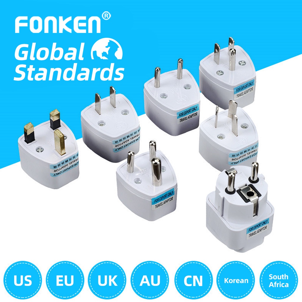Fonken Global Standard Travel Power Adapter | Shopee Philippines
