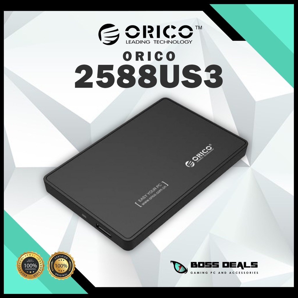 ORICO (2588US3) ENCLOSURE 2.5" - BLACK | Shopee Philippines