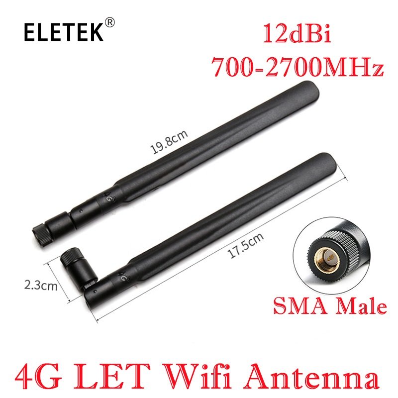 4G Antenna 12DBI for 4G LTE Router External Antenna SMA Male Paddle ...