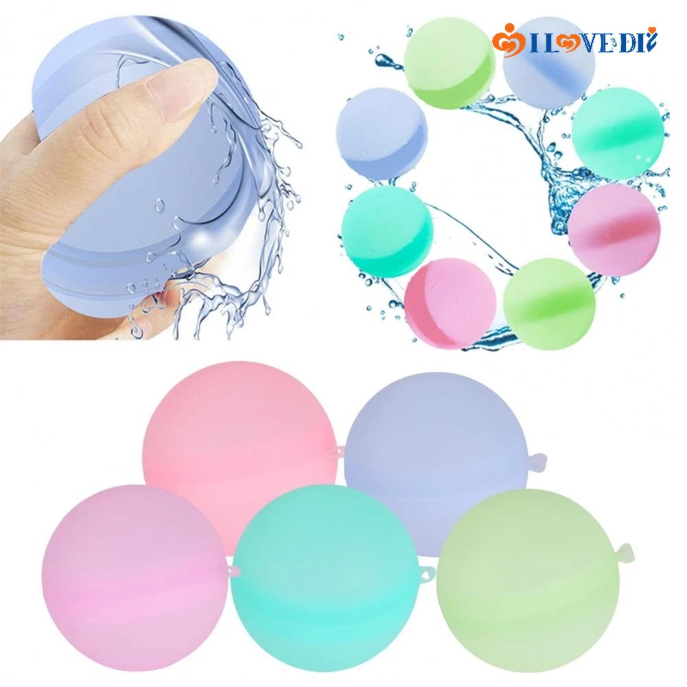 Reusable Water Balls/ Summer Water Splash Balls Games Toy/ Bomb Pool ...