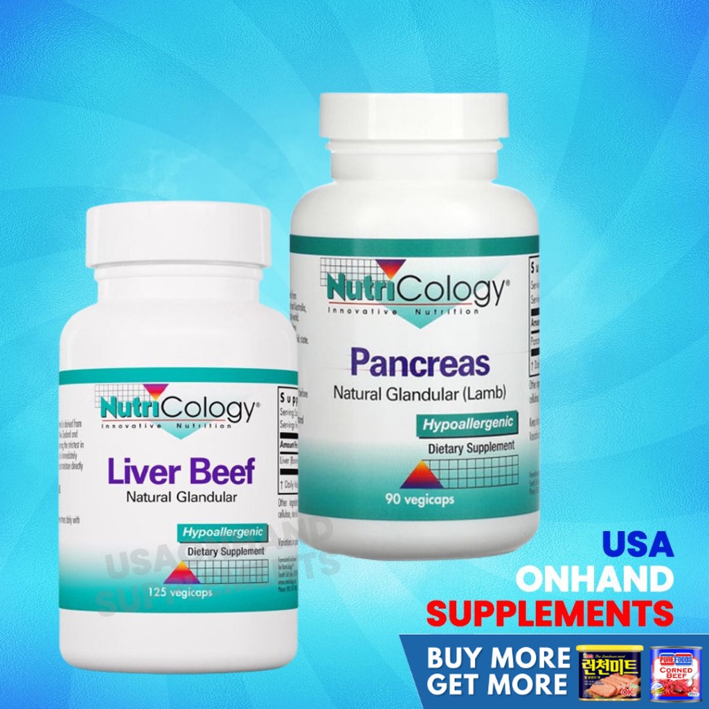 USA Onhand | Nutricology, Pancreas, Natural Glandular (Pork), 60 ...