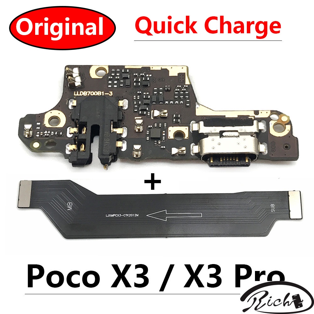 New For Xiaomi POCO X3 NFC Pro USB Charger Charging Port Dock Connector ...