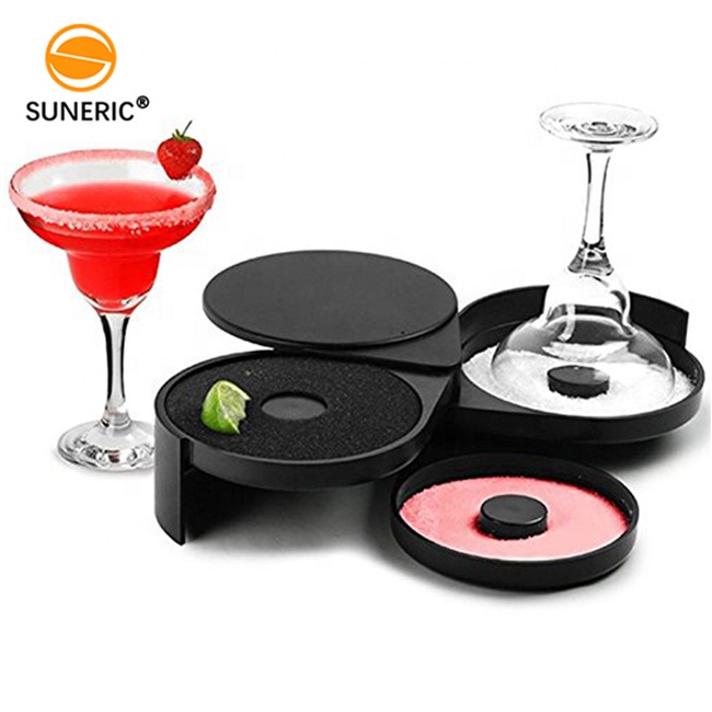 Bartender Custom Plastic 3 Tier Bar Cocktail Margarita Salt Sugar Rim ...