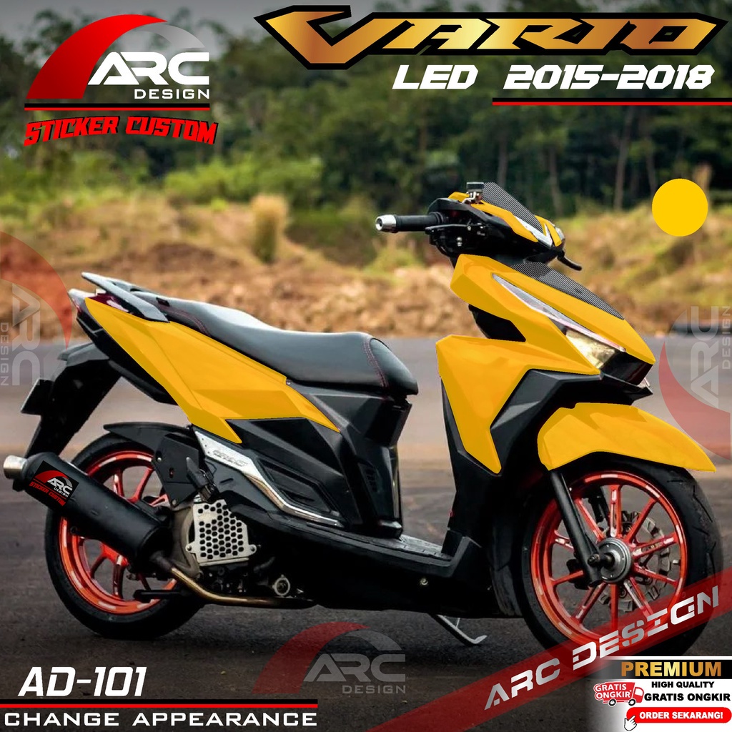 Decal Sticker Honda Click 125 150 Led 2015 2016 2017 2018 Fullbody ...