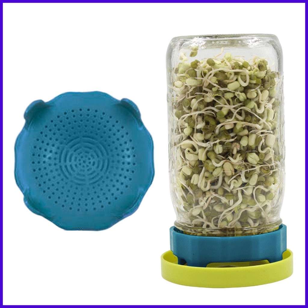Sprouting Lid for Mason Jar Seed Sprout Cover Growing Screen Lid ...